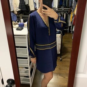 INTERMIX | Dresses | Intermix Silk Dress With Embroidered Detail | Poshmark